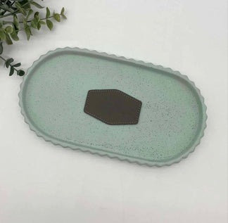 Stitched Leatherette Hexagon Hat Patch for Engraving - 10 Colours ...