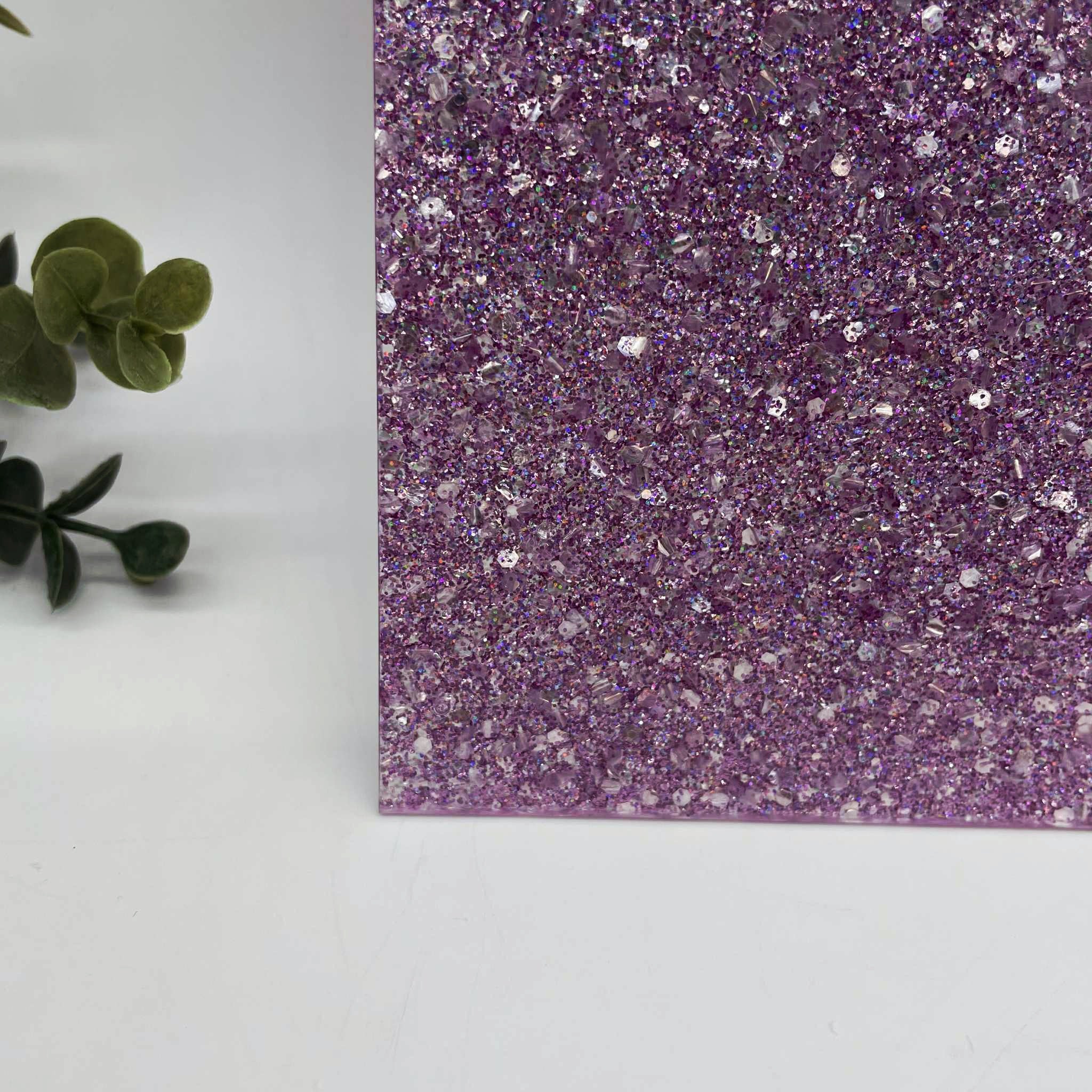Tulle - Chunky Mix Cast Acrylic Sheets 1086 – Blanks Blanks Baby