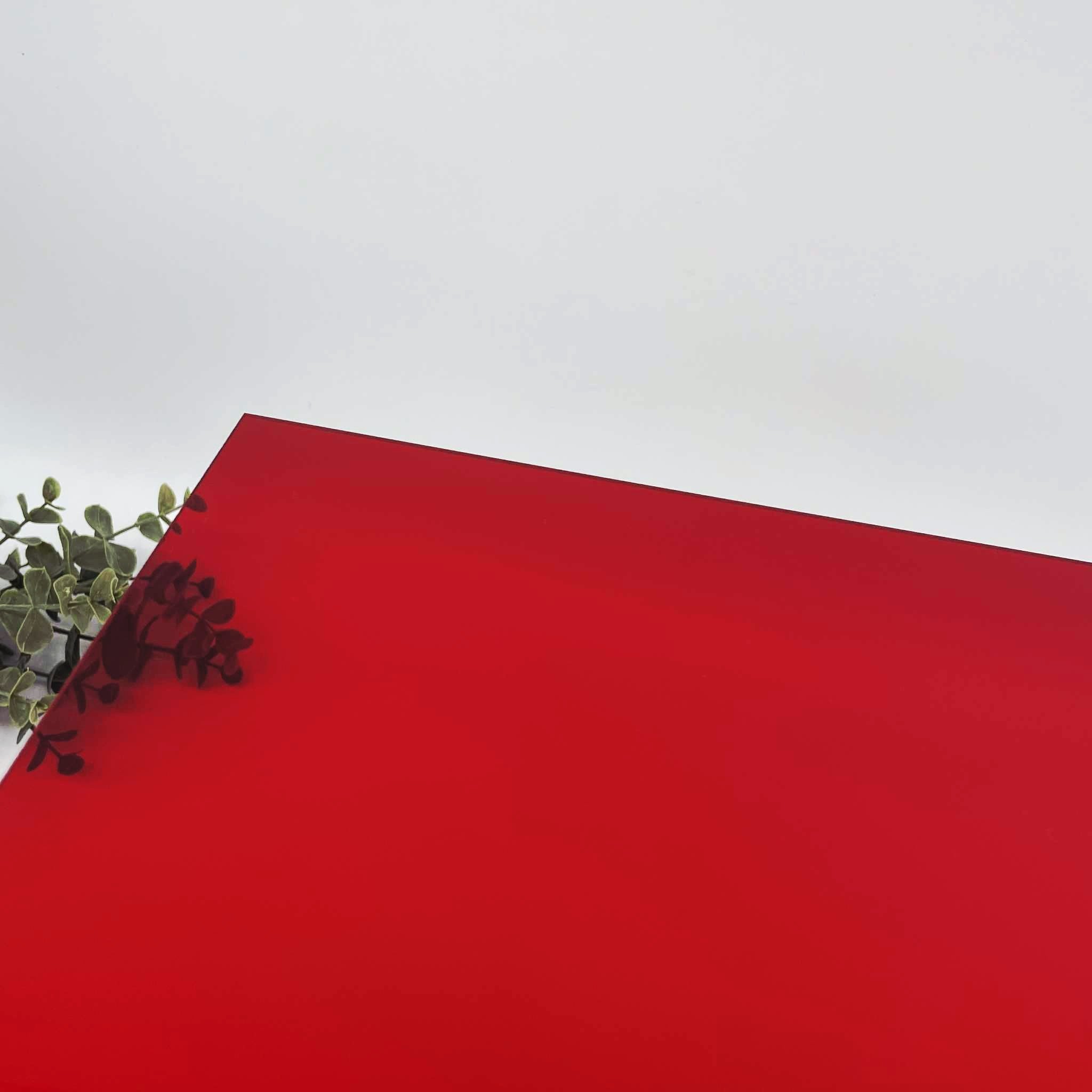 Red Transparent - Essentials Cast Acrylic Sheets 1157 – Blanks Blanks Baby