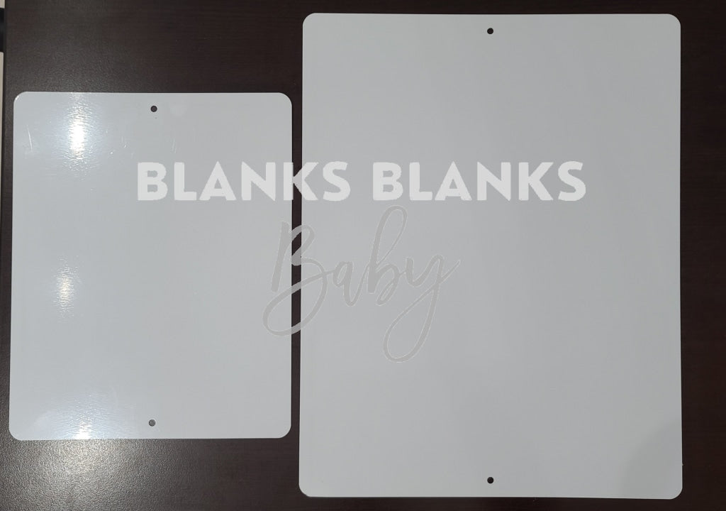 Aluminum Signs for Sublimation – Blanks Blanks Baby
